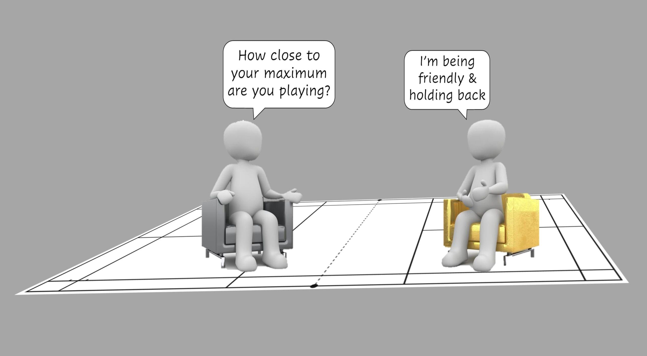 The dangers of friendly badminton practice - Badminton Andy