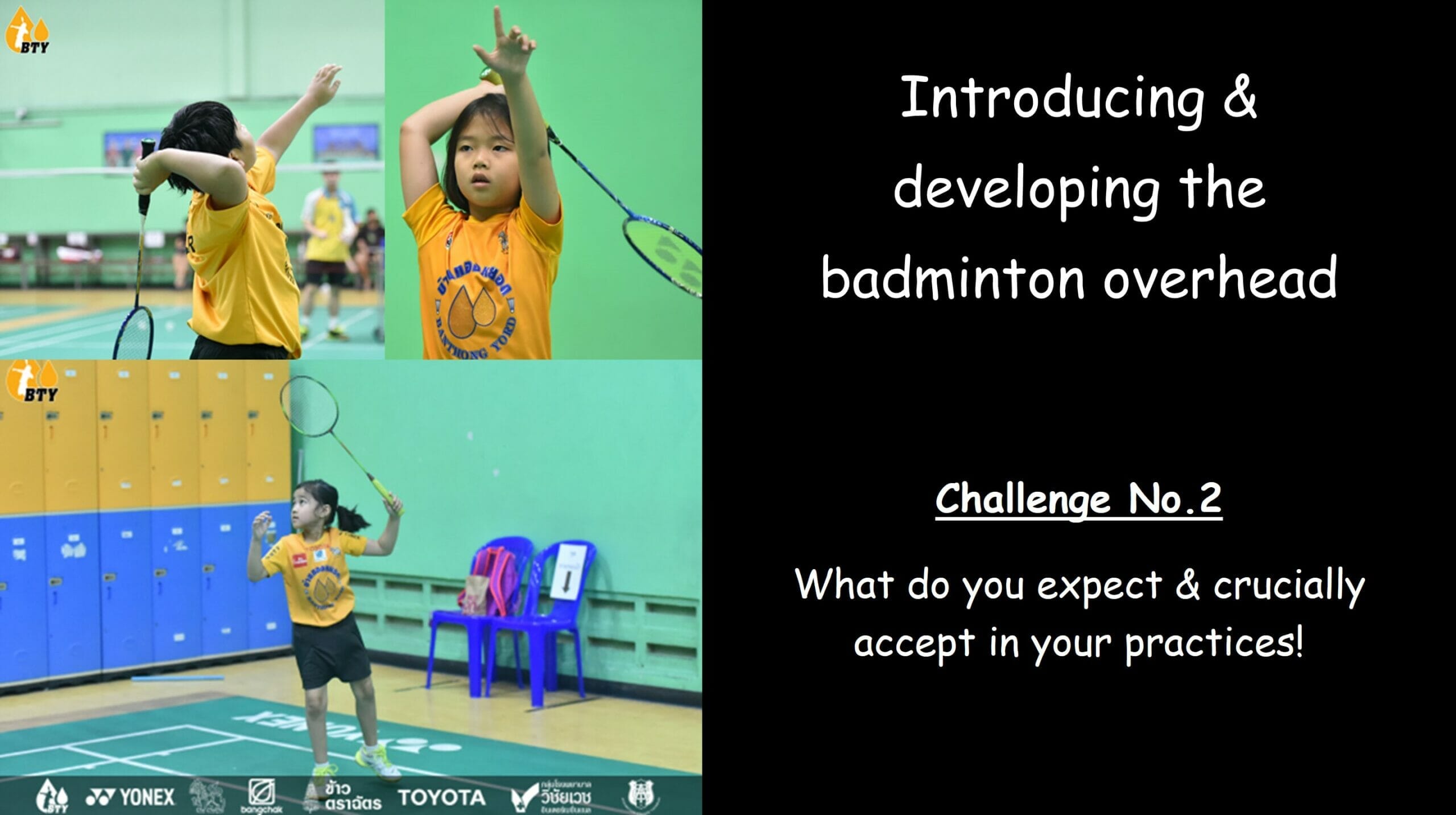 Introducing the badminton overhead - Challenge No. 2 - Badminton Andy