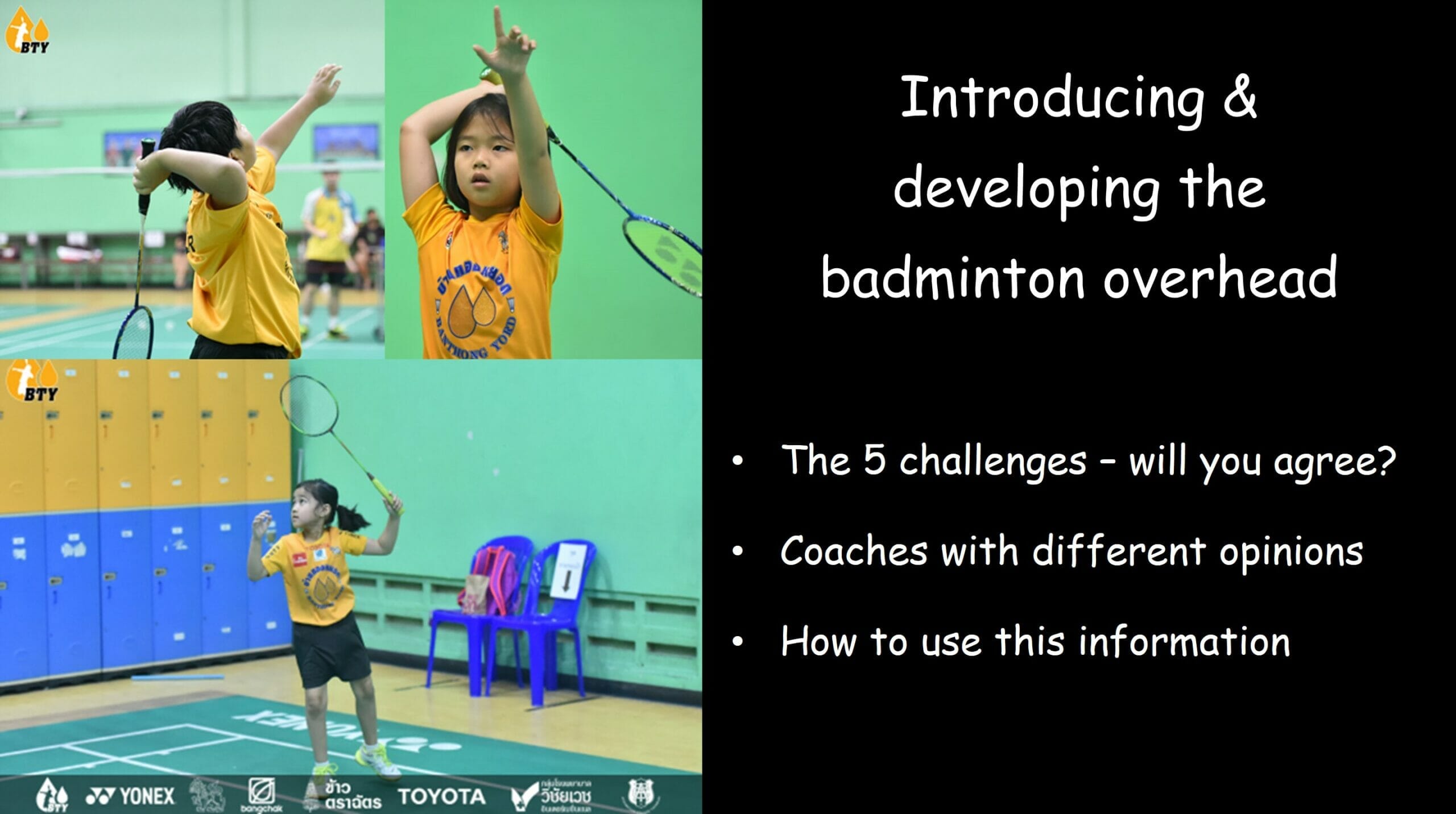 Introducing the badminton overhead to novice players - Badminton Andy